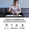 M-WAVE MIDI Keyboard Bluetooth – 25-Key Pad Controller with Drum Pads ...