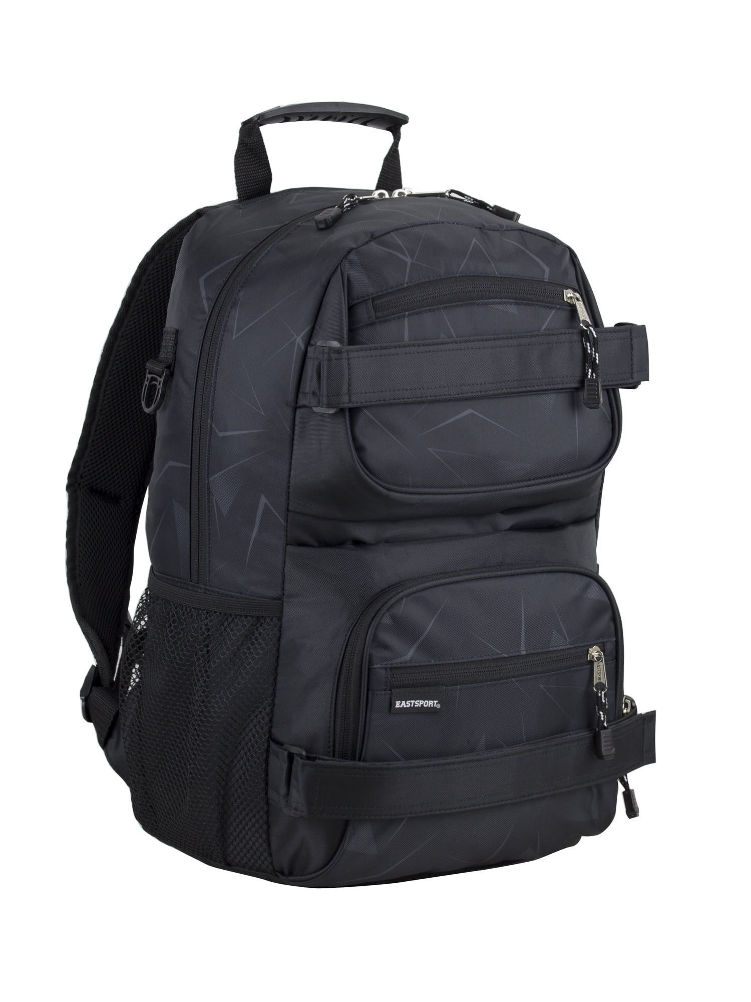 Eastsport Unisex Dual Strap Skater Backpack, Black Geo - Walmart.com