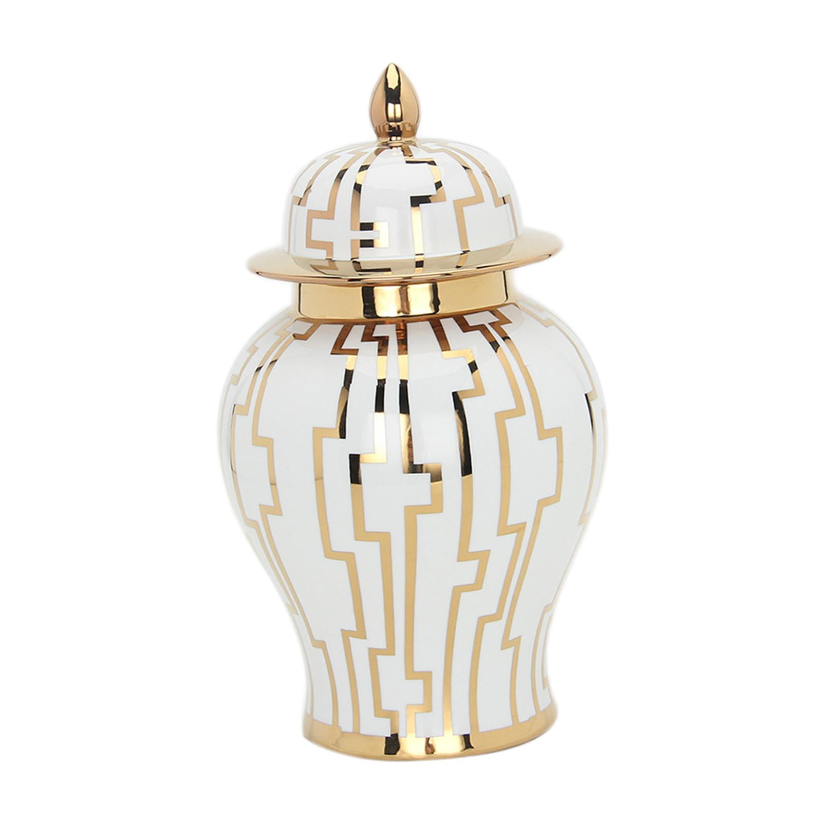 Vases Ginger Jar, Modern Home Decor, Decorative Ceramic Jar with Lid ...