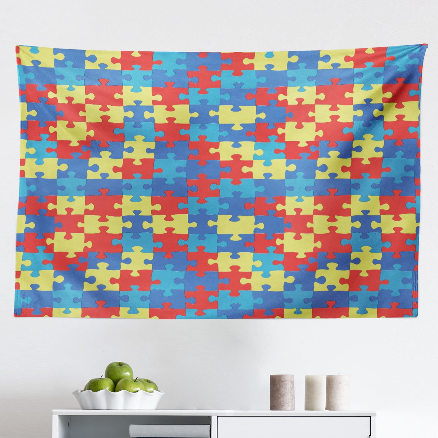 Tribal Tapestry, Hand Drawn Tribe Chief Head with Feathers Vintage ...