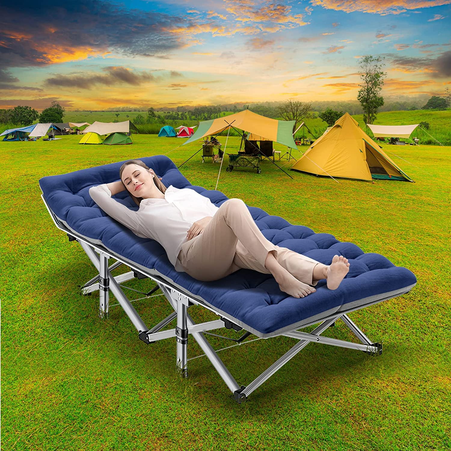 Slsy Folding Bed With 2 Sided Mattress Cot Size Foldable Guest Beds slsy-folding-bed-with-2-sided-mattress-cot-size-foldable-guest-beds