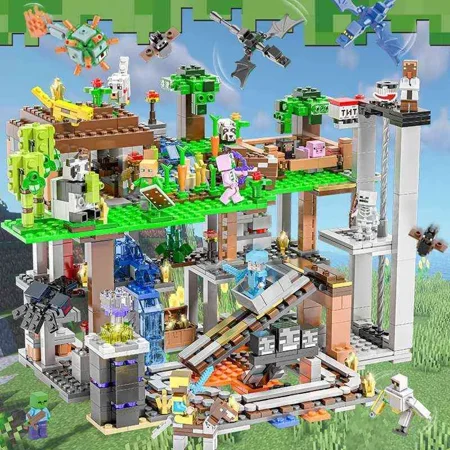 Mountain Cave My World Bricks The Mine Mechanism INGlys Building Block ...