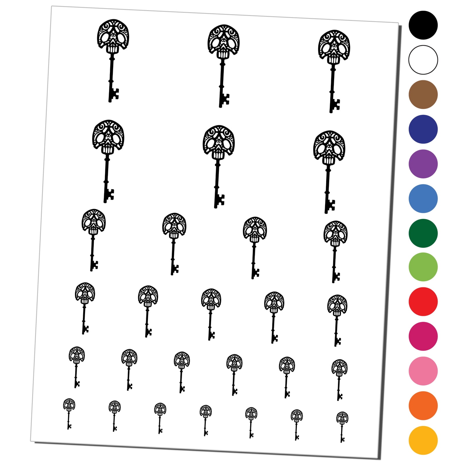 Skeleton Bone Master Key Passkey Warded Lock Water Resistant Temporary ...