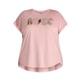 Terra & Sky Women's Plus Size AC/DC Graphic Band Tee, Sizes 0X-5X ...