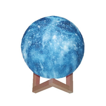 Creative Painted Starry Sky Moon Light 3D Moon Light Led Charging Night ...