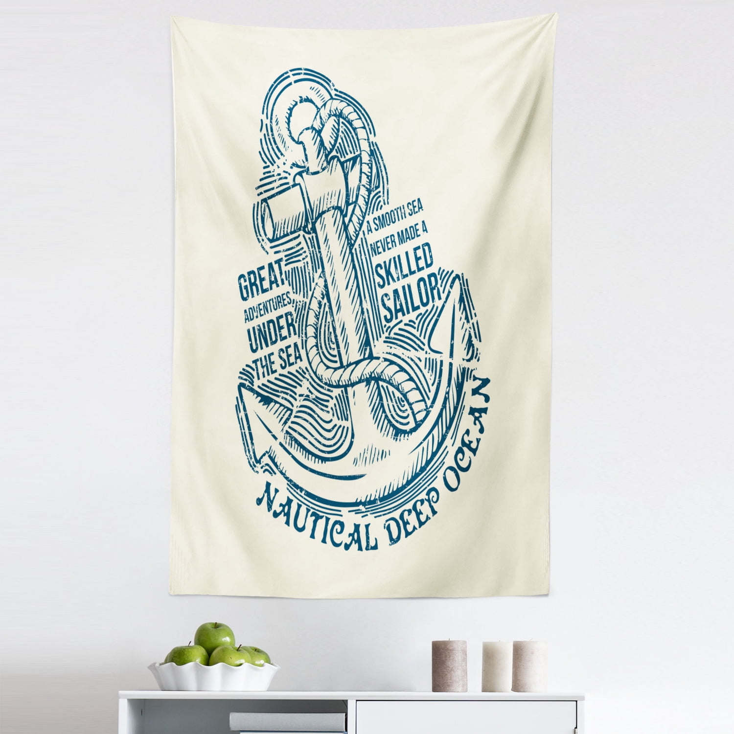 Anchor Tapestry, Anchor Skilled Sailor Adventures Under the Sea ...