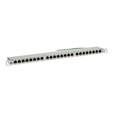 StarTech.com 24 Port 0.5U RJ45 Cat5e 110 Ethernet Rackmount Network ...