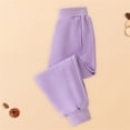 ATOYSOY Girls Elastic Waist Solid Color Jogger Pants With Side Stripe ...
