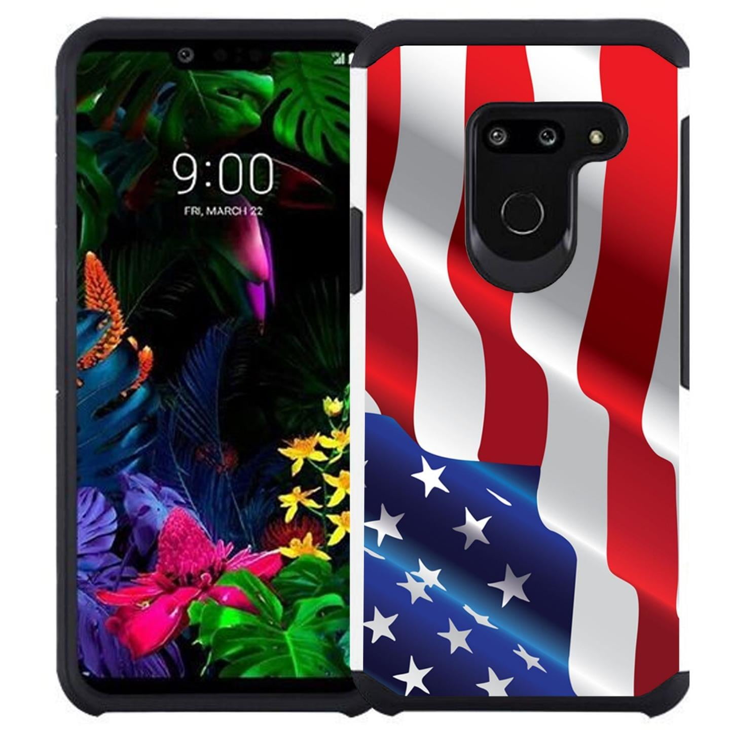 LG G8 ThinQ Case - Colorful Design Hybrid Armor Case Shockproof Dual ...