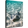 ADALE Animal Stingray Swimming The Ocean Floor Poster Canvas Wall Art ...