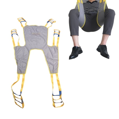YLSHRF Universal Divided Leg Sling Mesh Patient Transfer Lift Sling ...