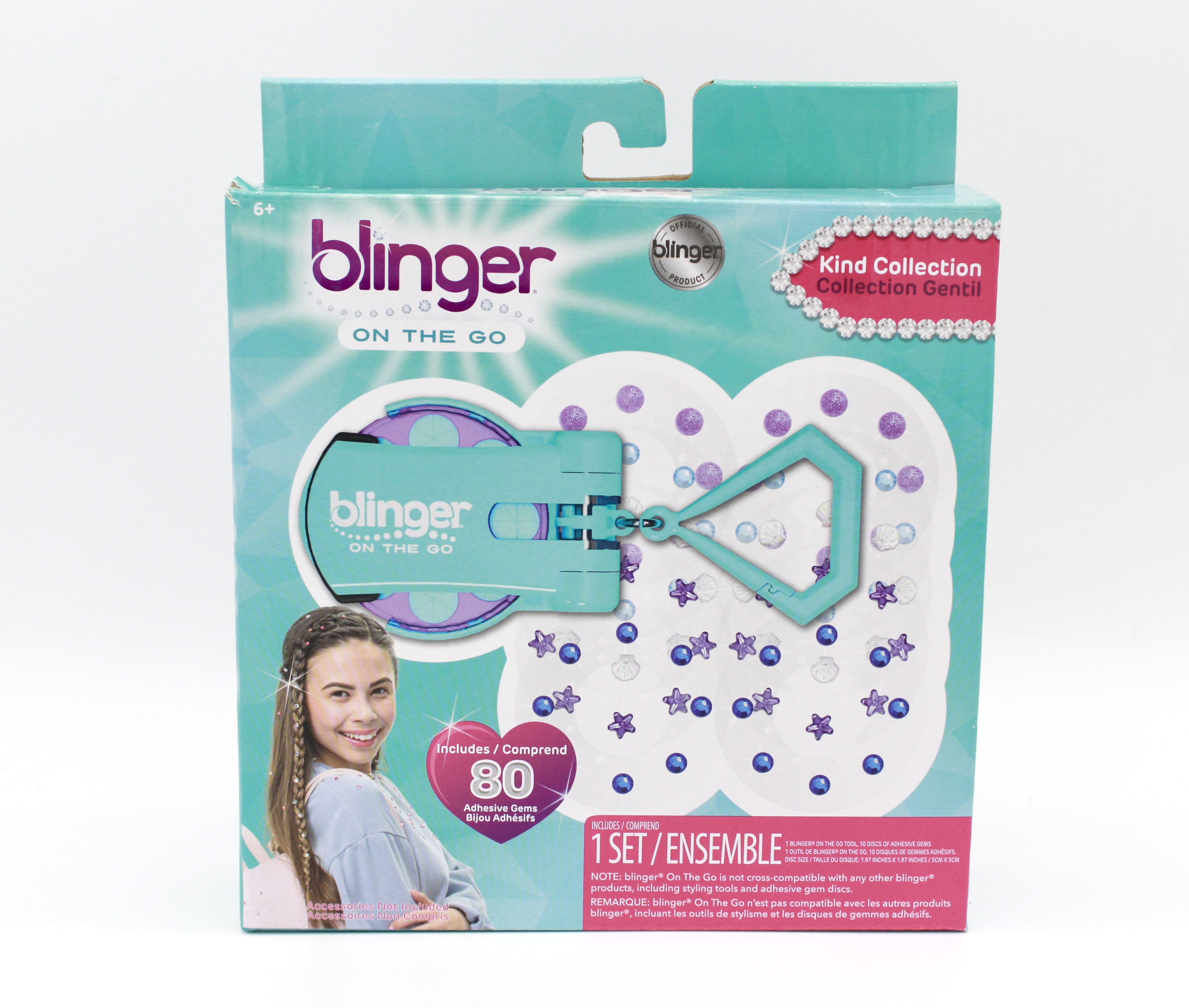 blinger On The Go Starter Kit - Light Blue & Purple - Kind - Walmart.com