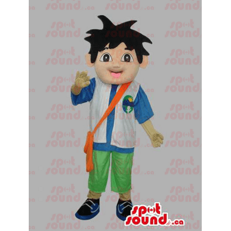Dora The Explorer Cartoon Series Main Boy Character - Mascots Dora and ...