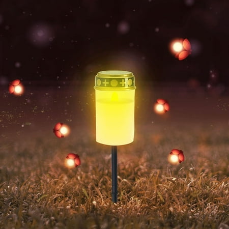 Waterproof IP44 Candle Lume with Ground Rod Built-in 600mAh ...