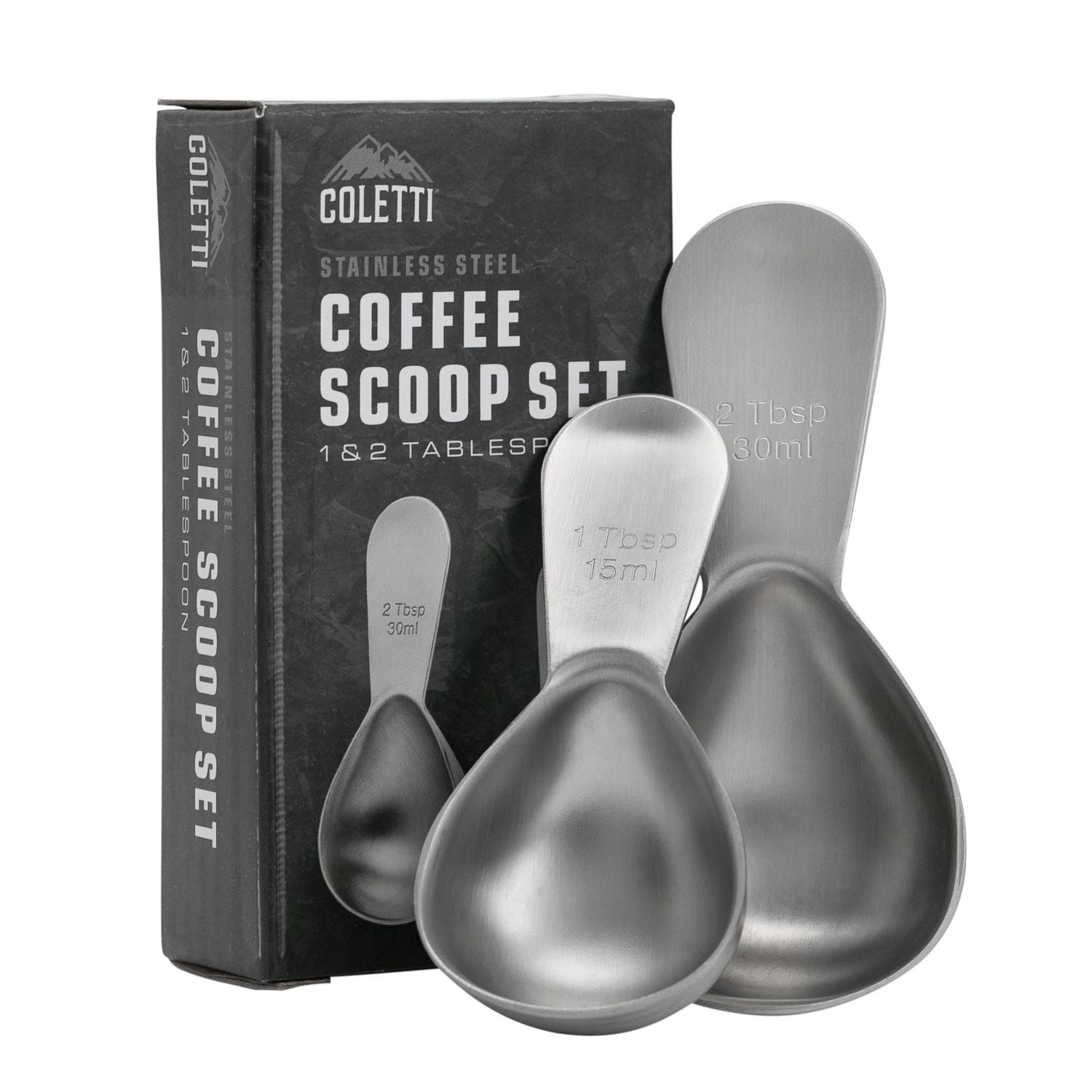 COLETTI Coffee Measurement Spoon High-Grade Stainless Steel Measuring ...