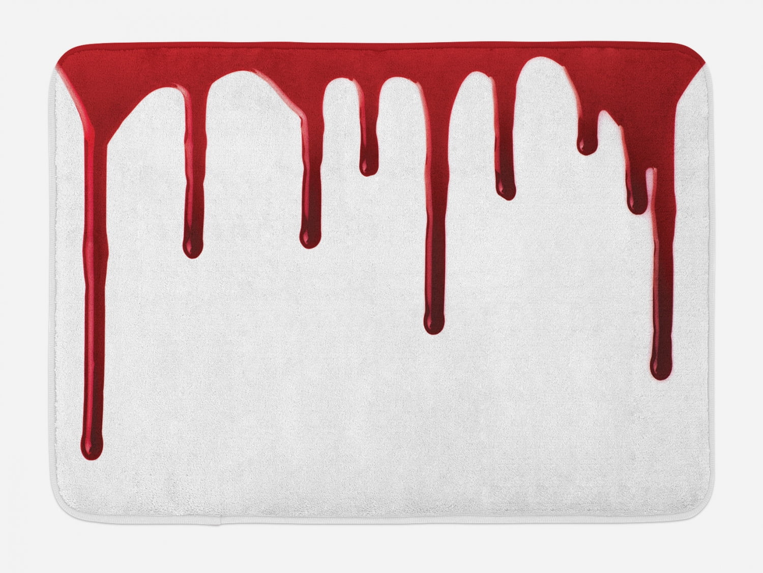 Horror Bath Mat, Flowing Blood Horror Spooky Halloween Zombie Crime ...