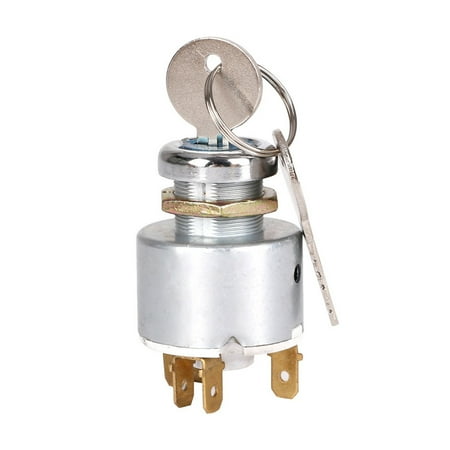 pitrice 12V Motorcycle Ignition Switch Replacement Zinc Alloy Car ...