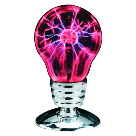Plasma Bulb with Silver Base, Light bulb shaped. One of the kind ...