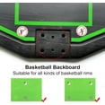 Basketball Backboard Replacement, 2 Holes Backboard for Basketball Hoop ...
