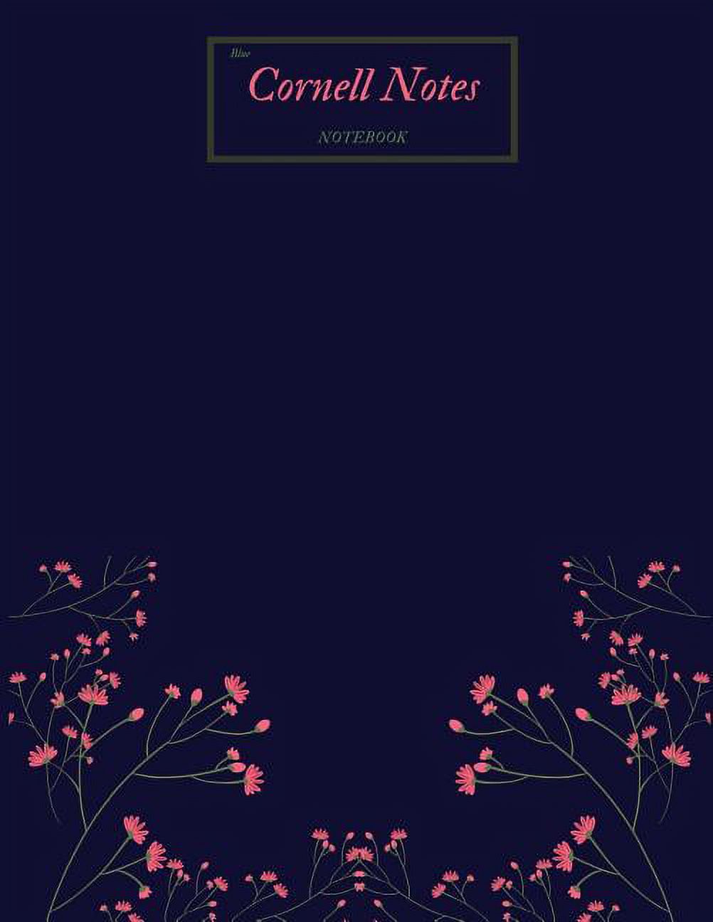 Blue Cornell Notes Notebook: Blank Composition Book of Systematic ...