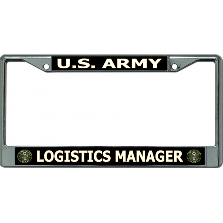 U.S. Army Logistics Manager Chrome License Plate Frame | Walmart Canada