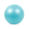 Athletic Works 55cm Yoga Ball, Anti-Burst, Exercises Poses Embossed ...