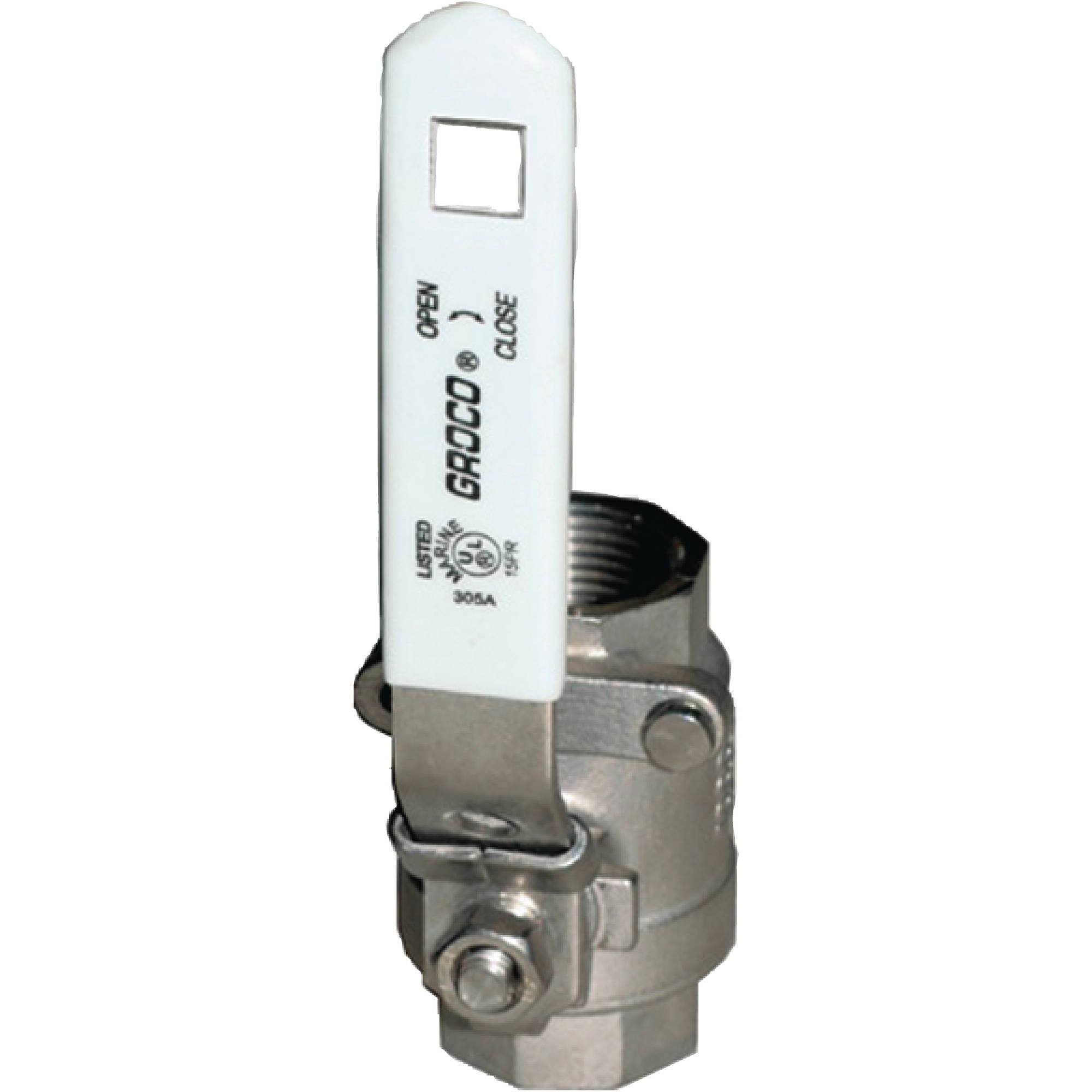 Groco IBV-S Stainless Steel Full-Flow In-line Ball Valve - Walmart.com