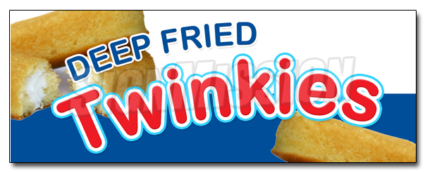 12" DEEP FRIED TWINKIES DECAL sticker homemade fried stick candy bar ...