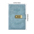 Sktrjpolfis Vintage Password Journal, A5 PU Leather Notebook with 3 ...