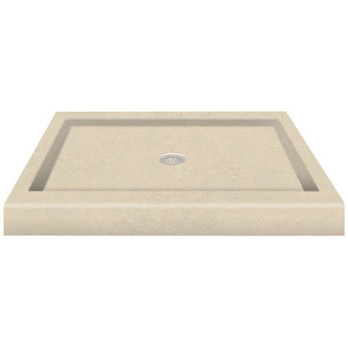 Transolid 36" x 36" Decor Solid Surface Shower Base, Available in ...