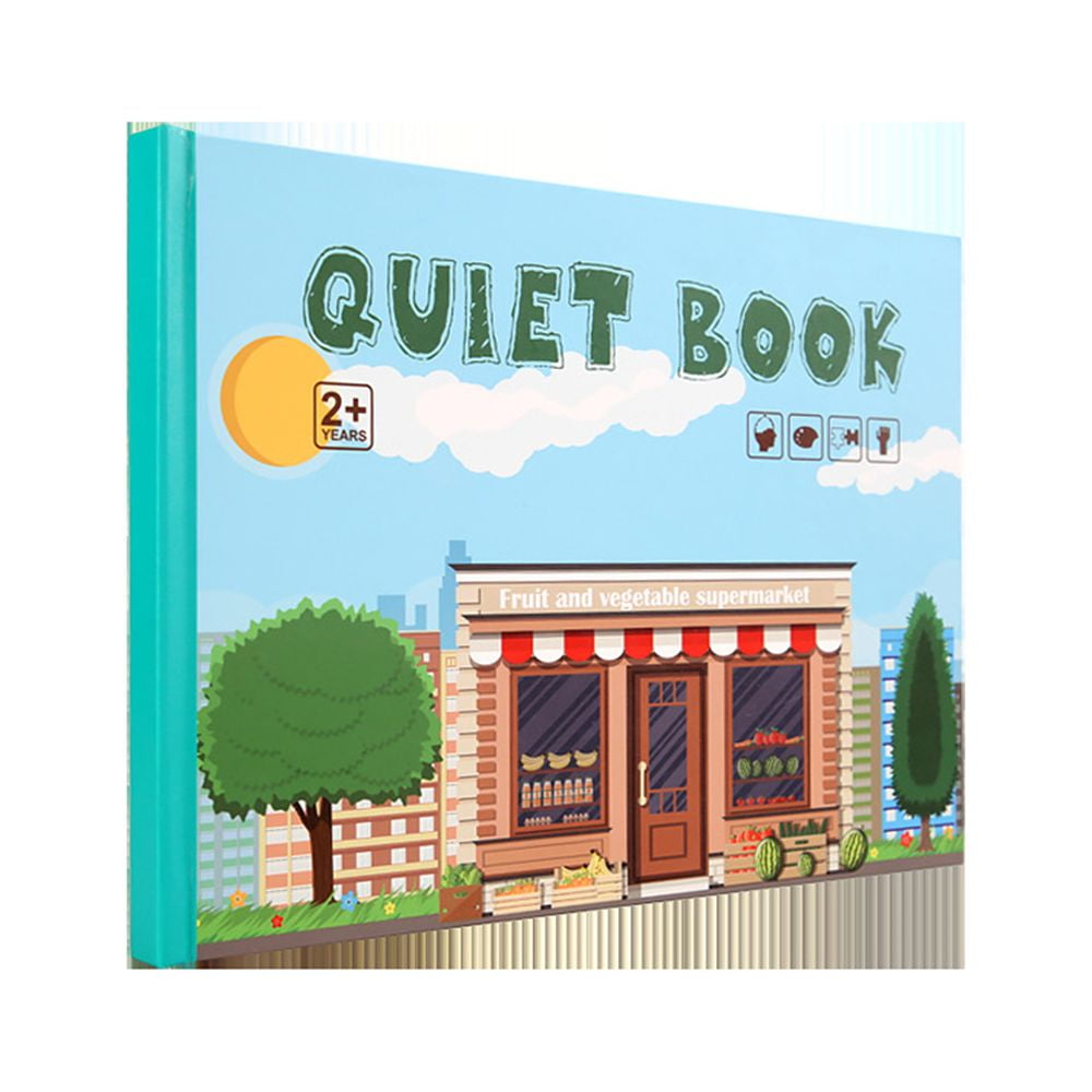 FUNNYFAIRYE Paper Quiet Book Waterproof Interactive Educational ...