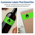 Avery Printable Rectangle Labels, Neon Green, 1.75" x 7.75", 200ct ...