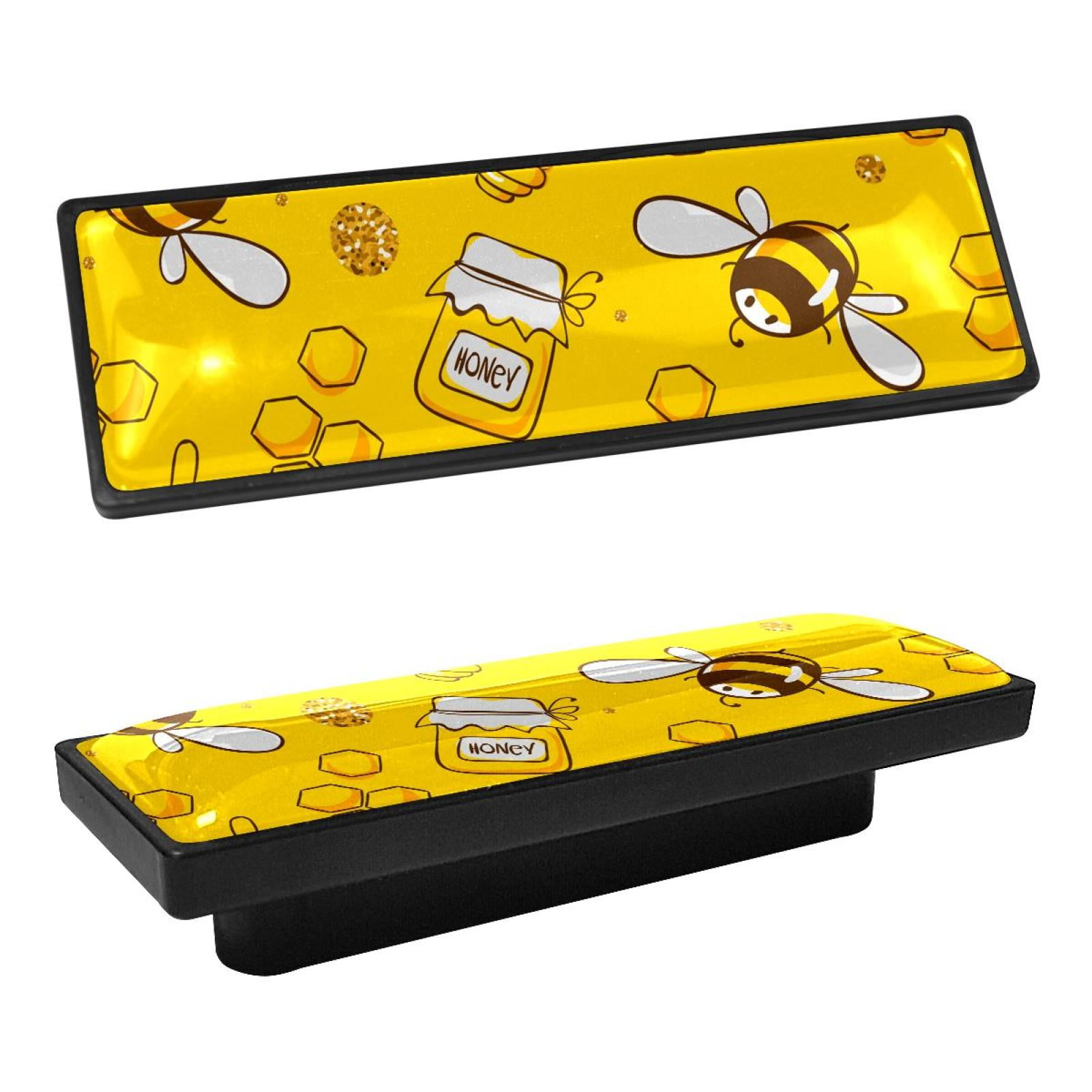 4 Pcs Rectangle Cabinet Handle Cupboard Knob Drawer Pulls Handle Bee ...