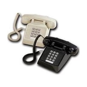 Traditional Desk Phone With Message Waiting - Black - Walmart.com