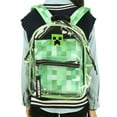 Bioworld Minecraft 17" Clear Plastic Backpack, Removable Laptop Pocket ...