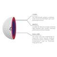 Cut Golf Cut DC 4 Piece Urethane Dual Core Pro Golf Balls (12 Pack ...