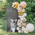 Arch Backdrop 6.6 Ft, Cat Spandex Stretch Fitted Arch Cover, Round Top ...