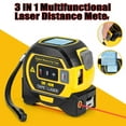 Almighty Tools Tape Measure 3-in-1 Laser Digital Measuring Tape Ruler ...