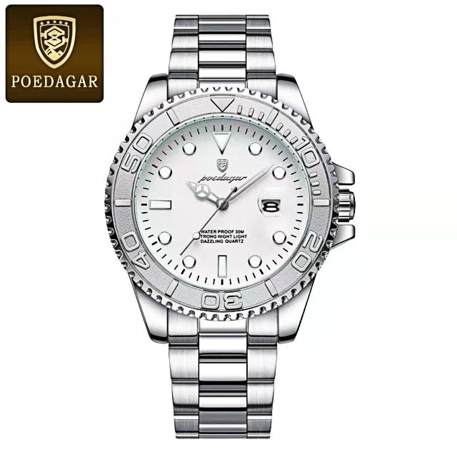 Click here for Poedagar Men Luxury White Quartz Fashion Stainless... prices