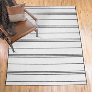 Grey Striped Carpet