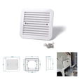Dust-proof Ventilation Fan Caravan Side Exhaust Air Outlet Vent For RV ...