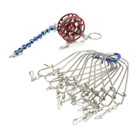 Fish Stringer Kit, Live Fish Lock Rustproof 5m Steel Wire Portable ...