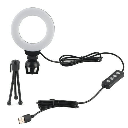LED Dimmable Ring Light, Ring Light Plastic USB Charging For Live ...