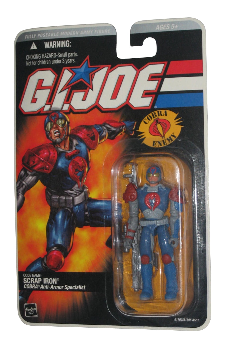 GI Joe Scrap Iron Cobra Anti-Armor Specialist (2005) Action Figure ...