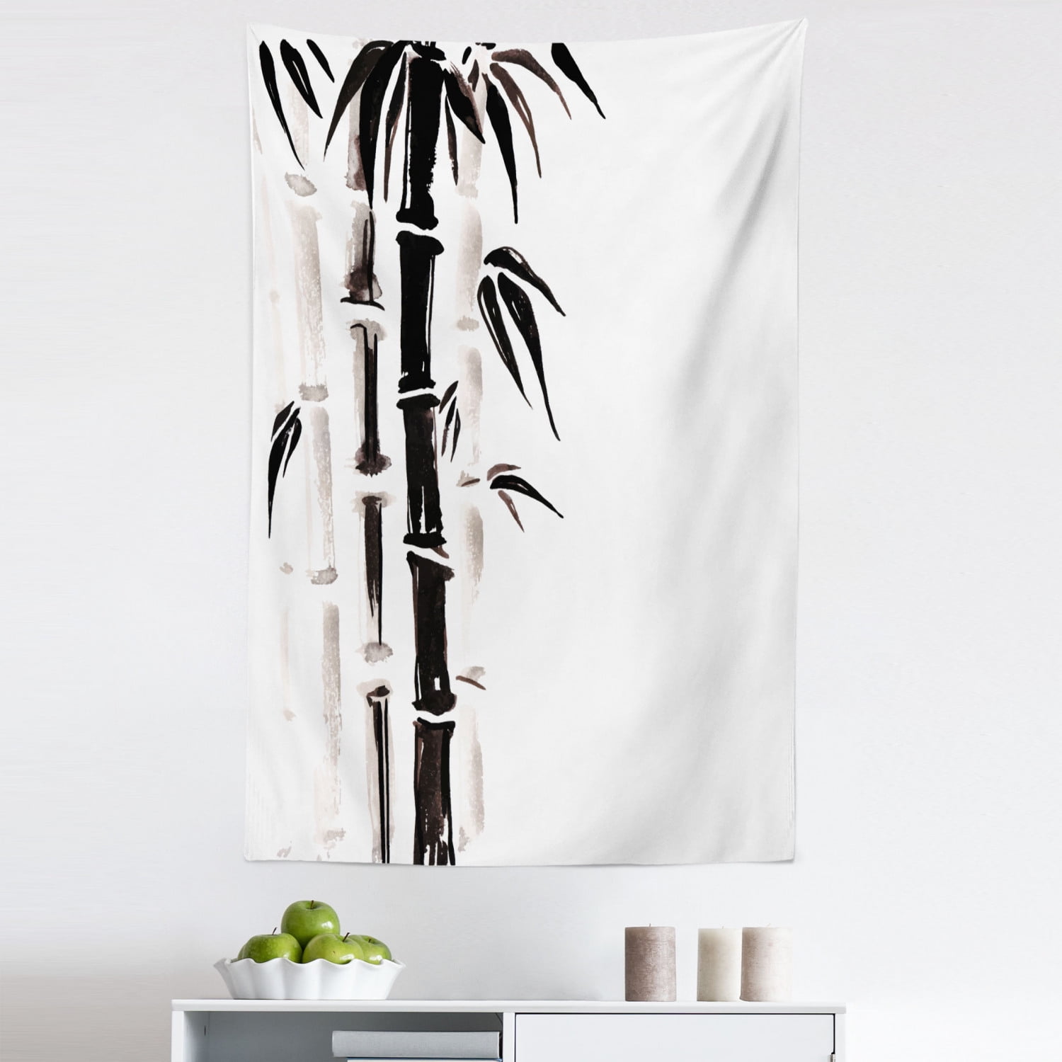 Chinese Tapestry, Bamboo Pattern in Traditional Chinese Watercolor ...