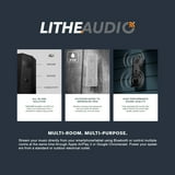 Lithe Audio 06810 IO1 Wi-Fi Speaker, Pair, Black - Walmart.com