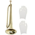 Gold Bb Trumpet Kit with Gloves - Student/Beginner Musical Instrument ...