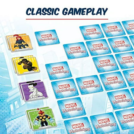 Wonder Forge Marvel Matching Game for Boys and Girls Age 3 to 5 - A Fun ...