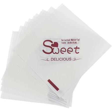 100 Sheets Disposable Deli Wrappers Double Open Pretzel Bags Oilproof ...