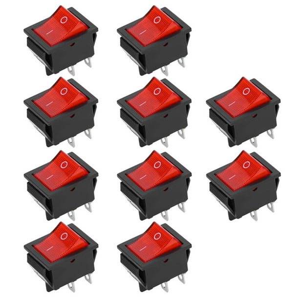 Pin Switch,10PCs 2-Position Switch Rocker Position Switch Rocker Switch ...